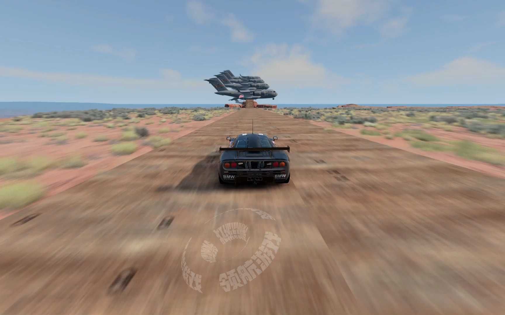 车祸模拟器:哪辆车能成功飞越7架运输机?