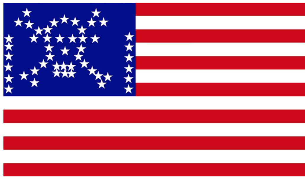 【美国】听说美国国旗的星星可以随意排列