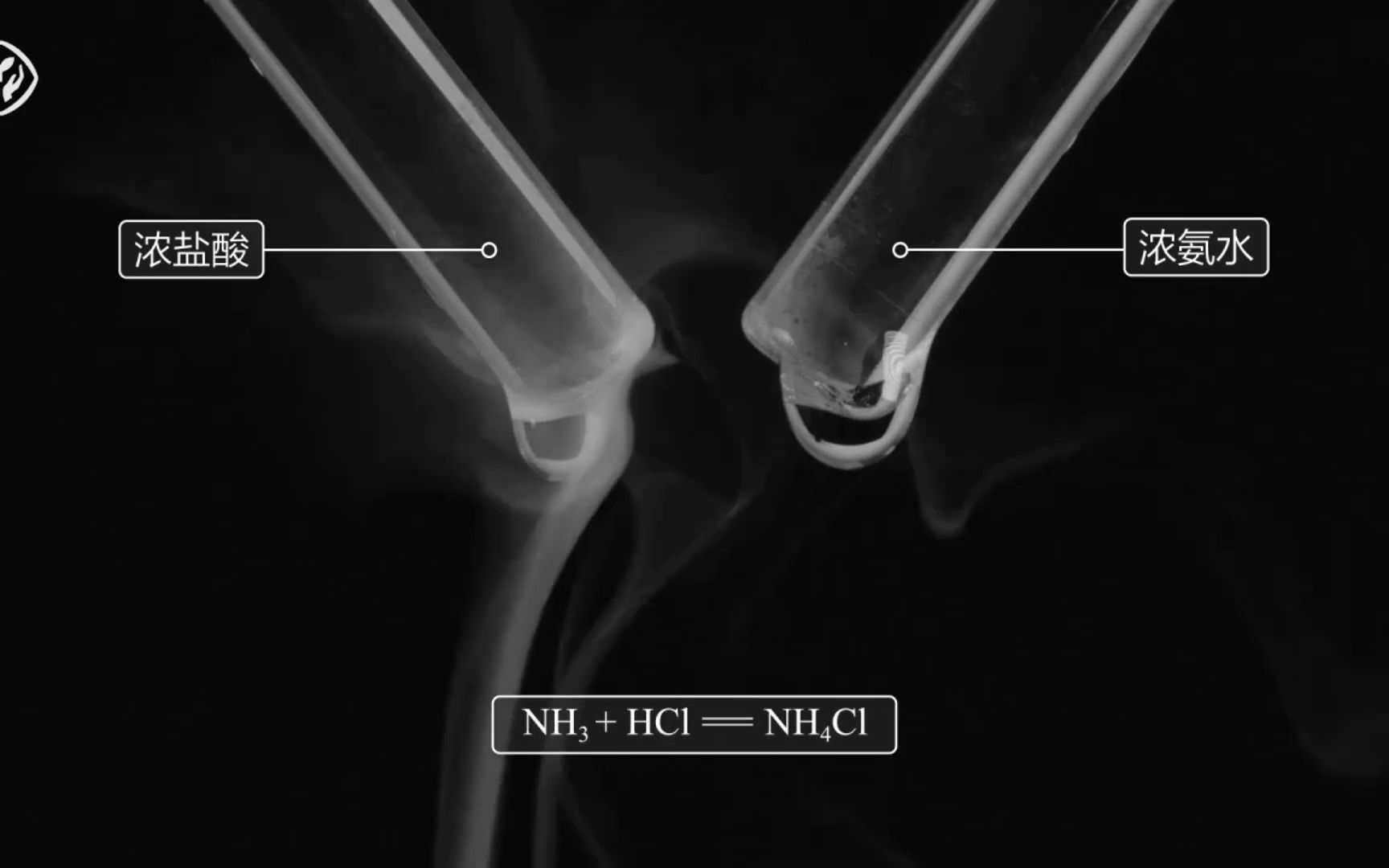 【化学必修2】5-6.1氨与氯化氢反应