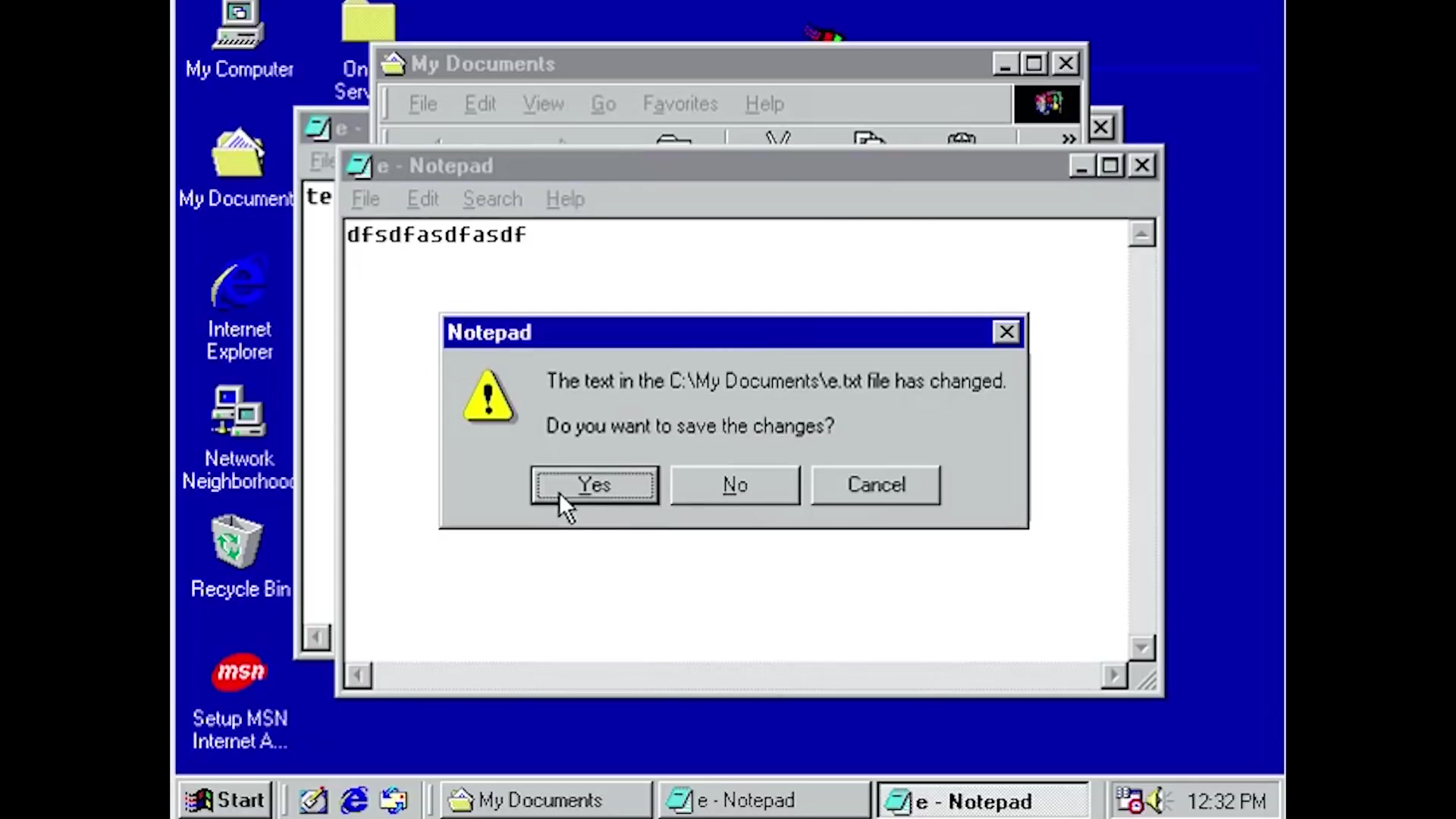 当你放弃win10而去用win98的时候。