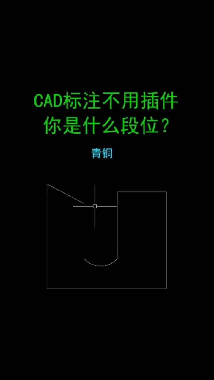 CAD标注不用插件,你是什么段位?#cad