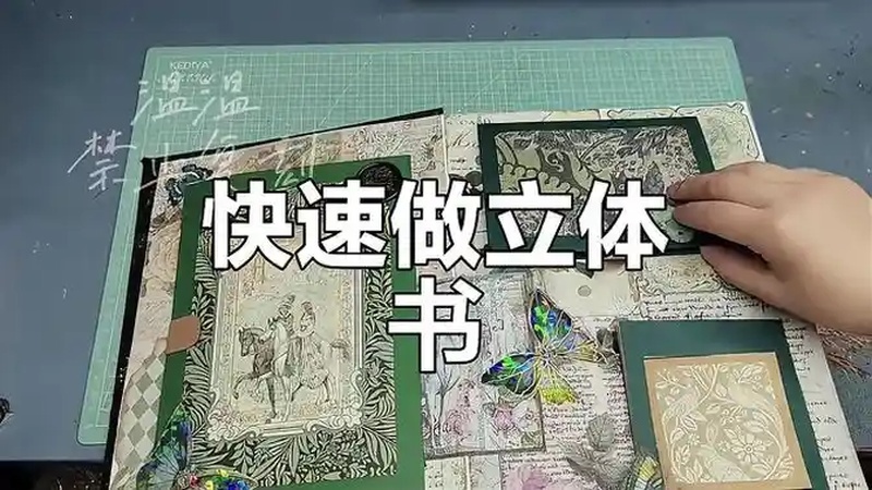 三天做出立体书,翻页效果超惊艳!
