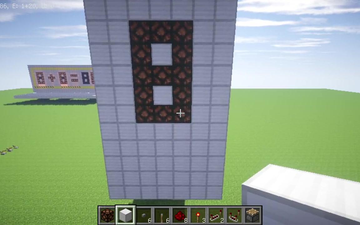 我的世界模电数字显示器 剑离解说