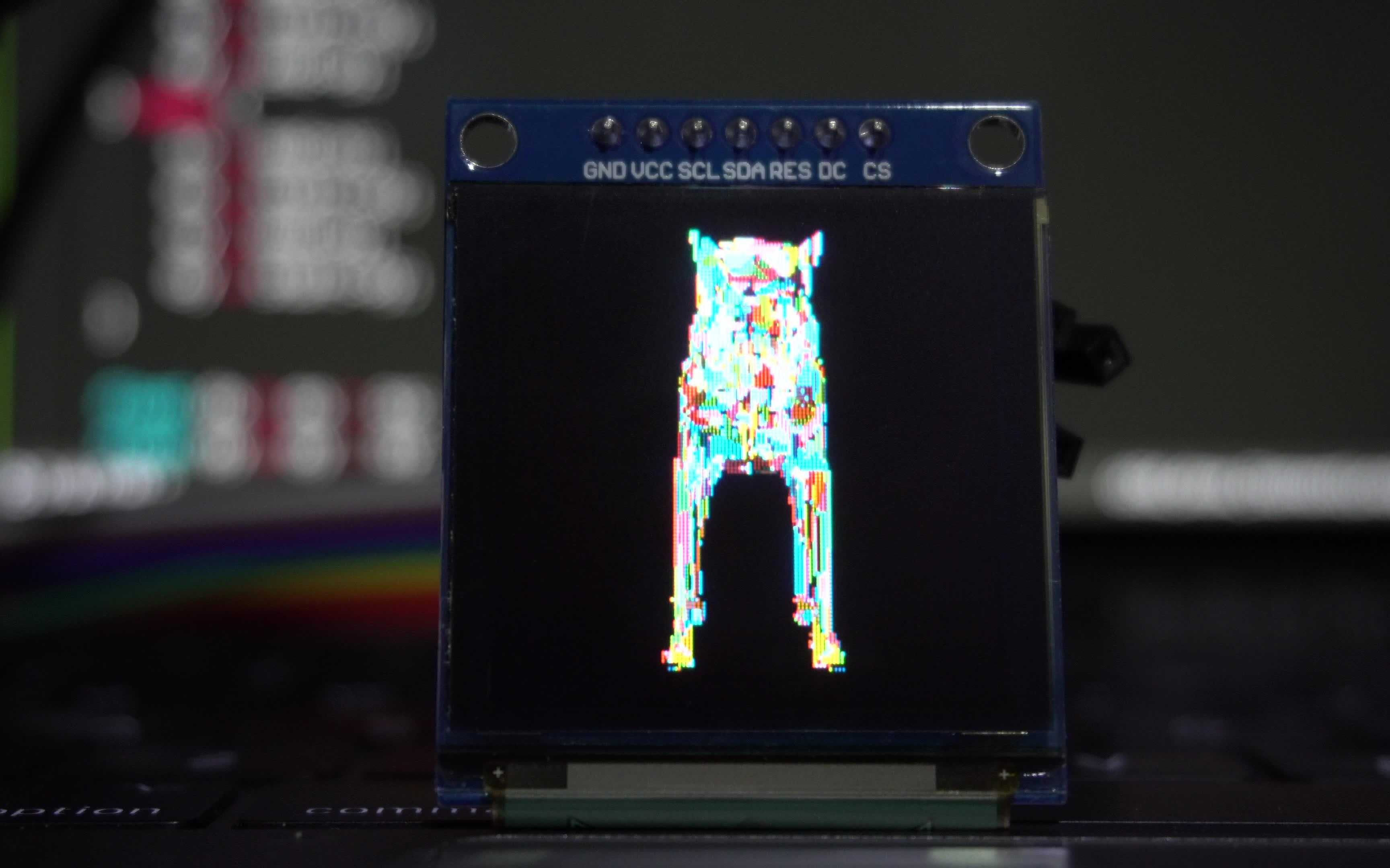 Arduino OLED 实时渲染 Low poly 3D模型
