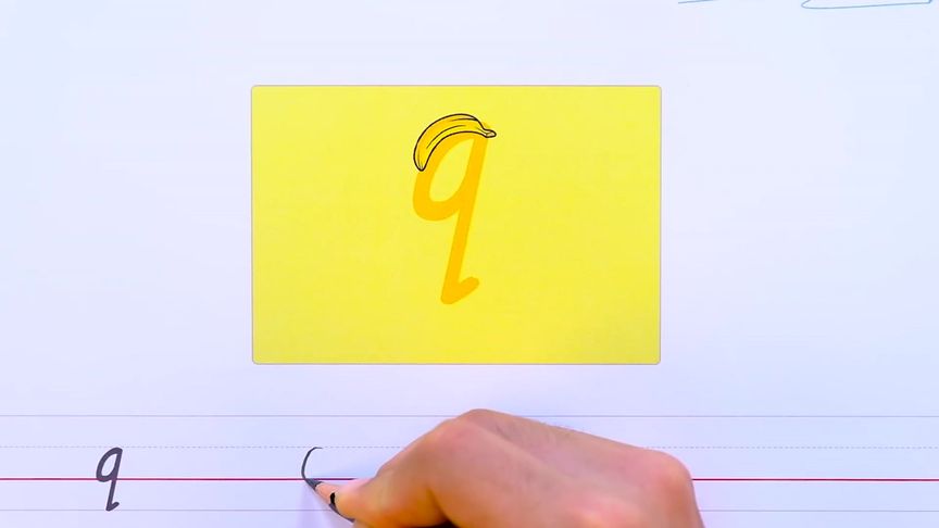 小写字母书写:q