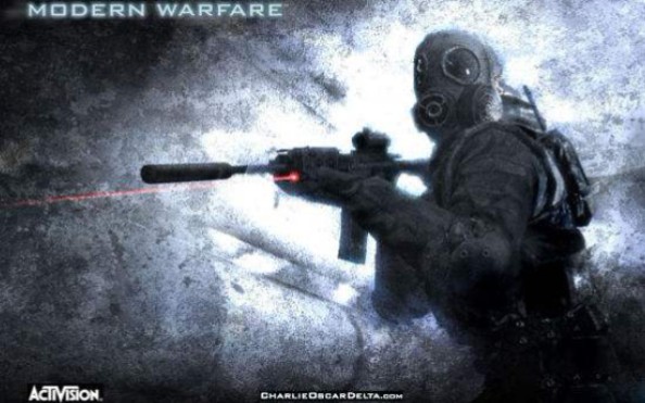 使命召唤4远古自制宣传mv~当年震撼的现代战争