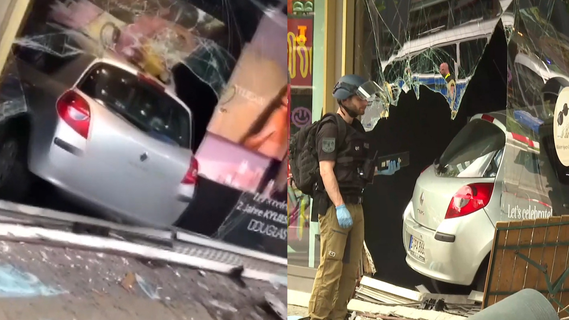 柏林闹市汽车冲撞人群致1死30伤,目击者:司机撞人后仍继续加速