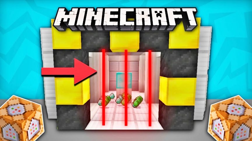 我的世界:如何使用命令块构建激光门,PE版