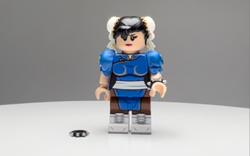 乐高第三方minimocha life春丽 磁铁应用