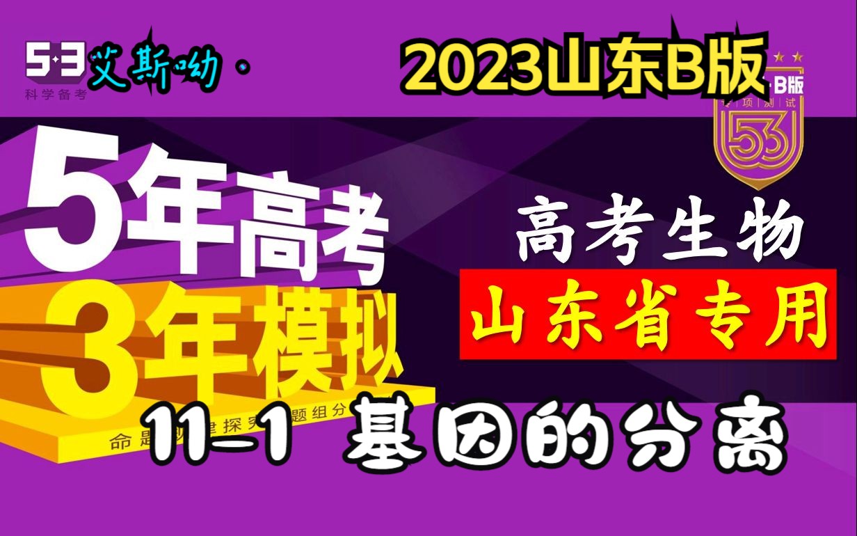 ...专题11-1 基因的分离定律(遗传题)【新高考】五年高考三年模拟【...
