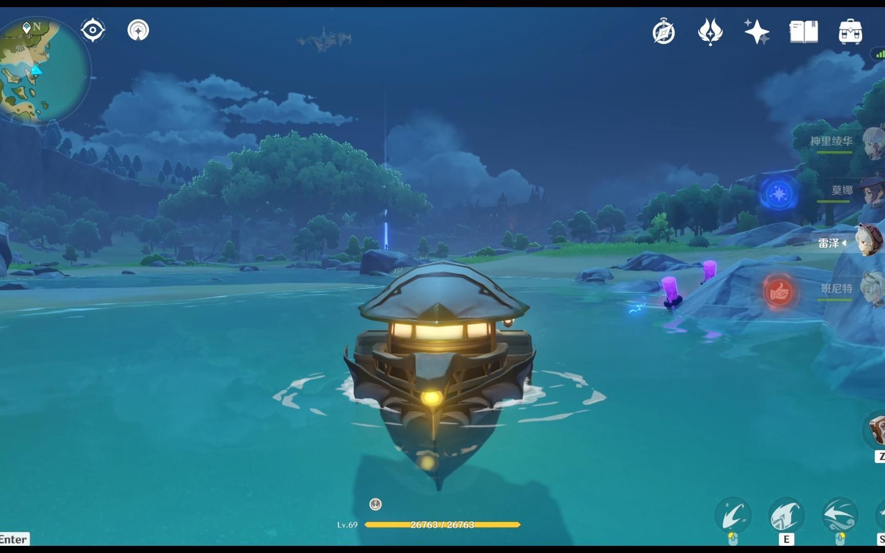 【原神】试图把船从稻妻开到蒙德