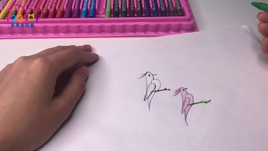 可爱的小鸟怎么画呢?今天多来米教大家画简单的小鸟