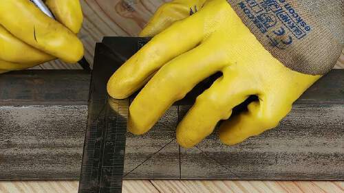 1分钟学会方管90度弧形弯制作!下料切割技巧全揭秘,新手必看!