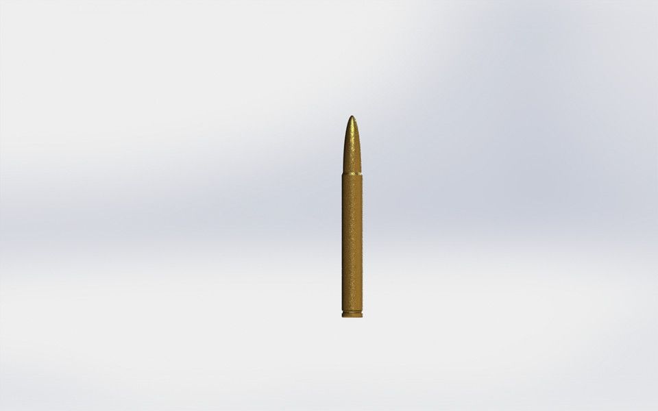 【SolidWorks教学】掌握三指令一倒圆角,轻松绘制步枪子弹