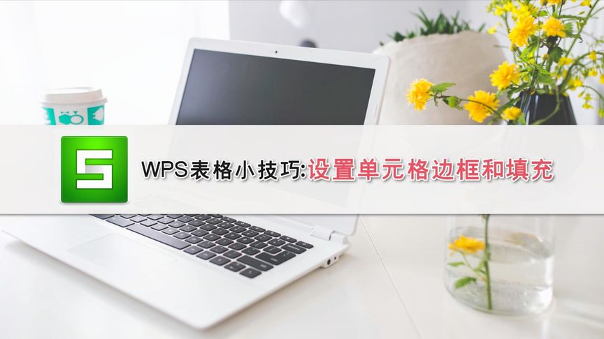 WPS表格小技巧:设置单元格边框和填充