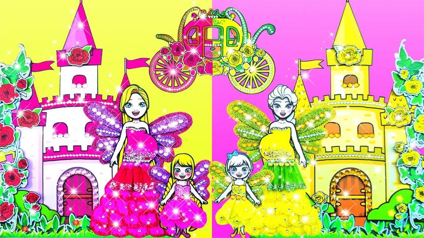 少儿动画:小公主的理想家园,充满鲜花的城堡!