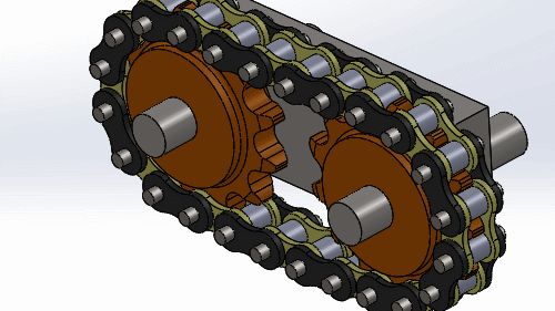 SolidWorks链传动的两种方法,必备技能,沐风图纸说