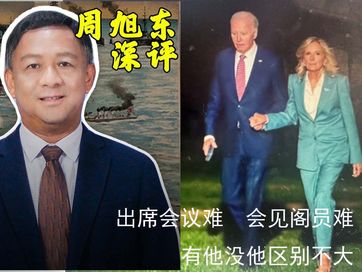 周旭东:出席会议难 会见阁员难 有他没他区别不大