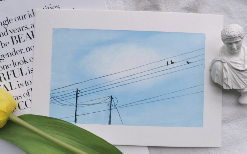 油画棒视频教程 | 意境图