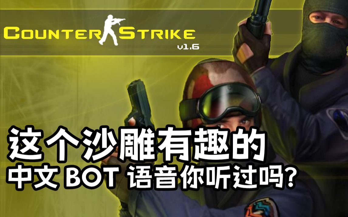 无数玩家最熟悉的CS1.6 BOT中文语言一览!
