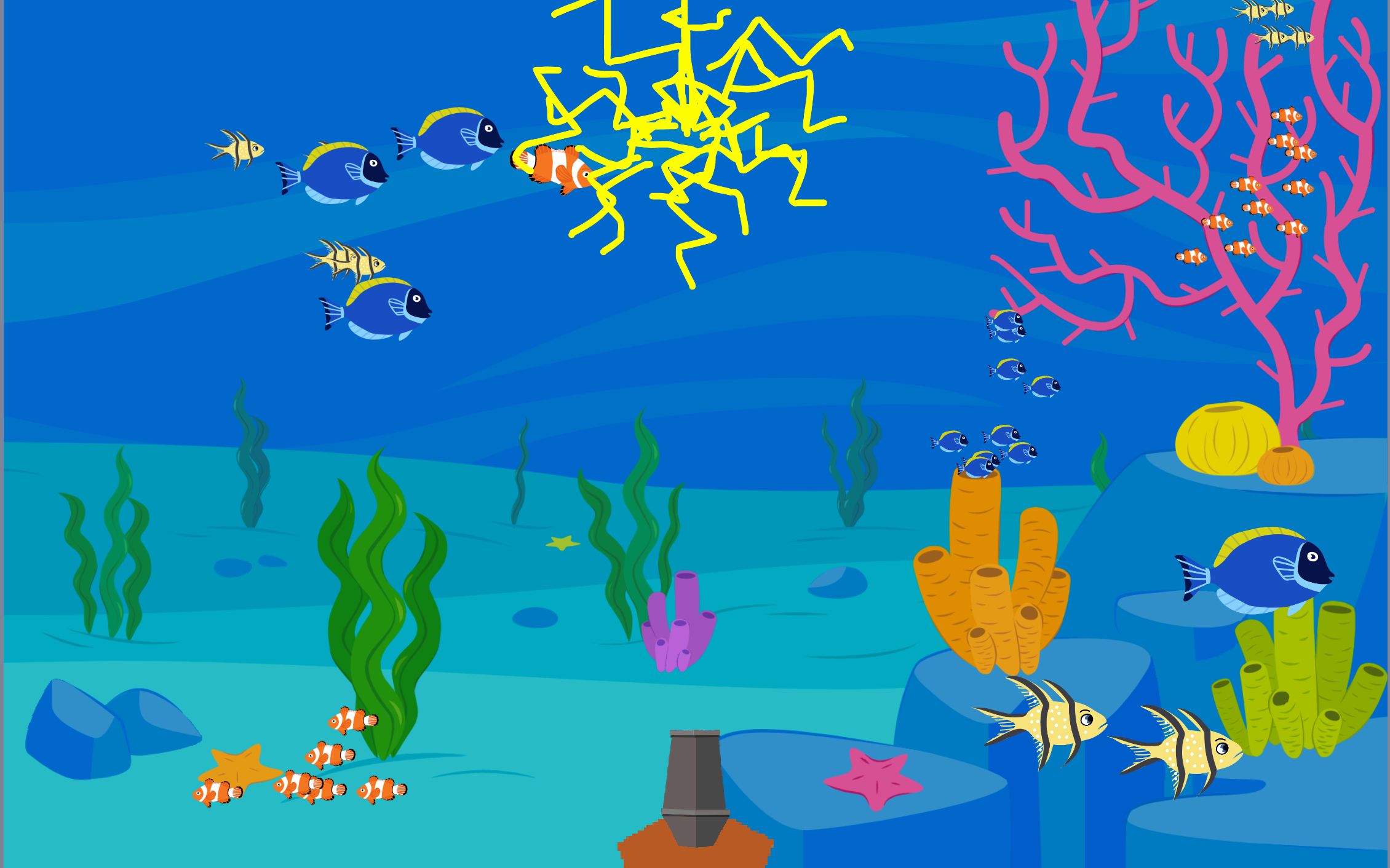 scratch-捕鱼达人-高级版-游戏-趣味少儿编程