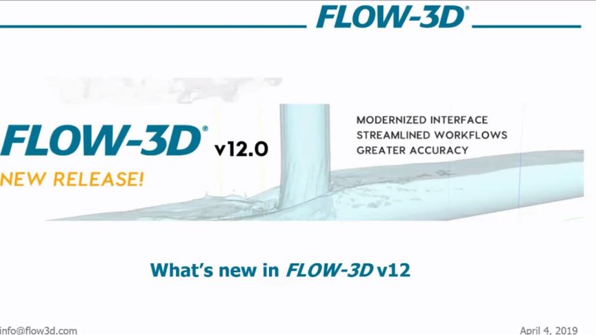 Flow 3D v12新功能