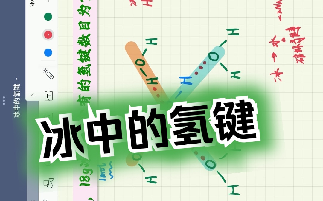 1摩尔冰中的氢键是多少?高中化学选修三