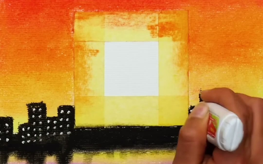 教你一招画出简单漂亮的水粉画,太实用了