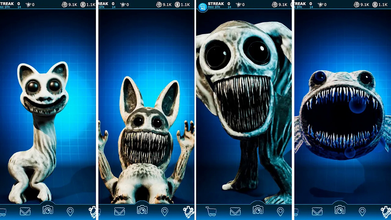 【Zoonomaly Characters / FNAF AR】畸形动物园AR模型展示#1