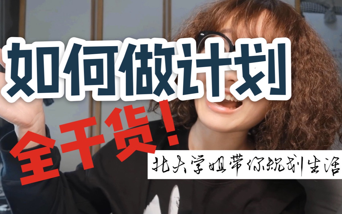 【皮哥】全干货!如何做计划|规划生活|执行计划小妙招