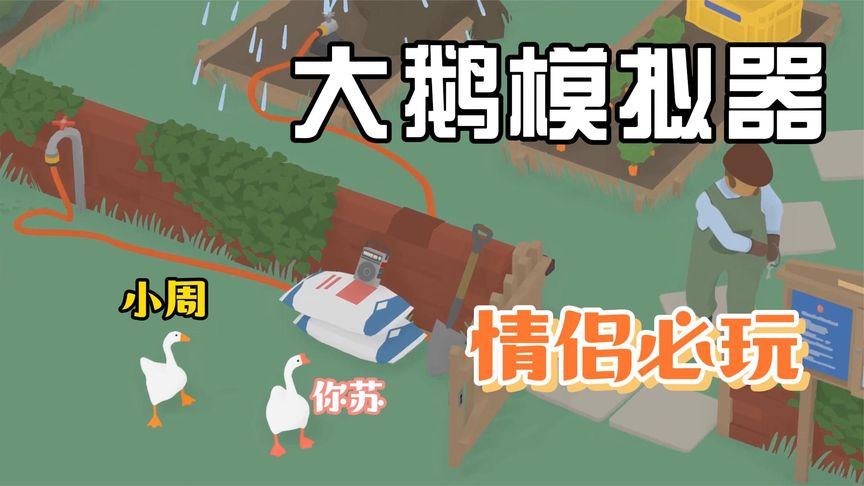 【快乐的双人游戏】大鹅模拟器:两只鹅来搞事情啦