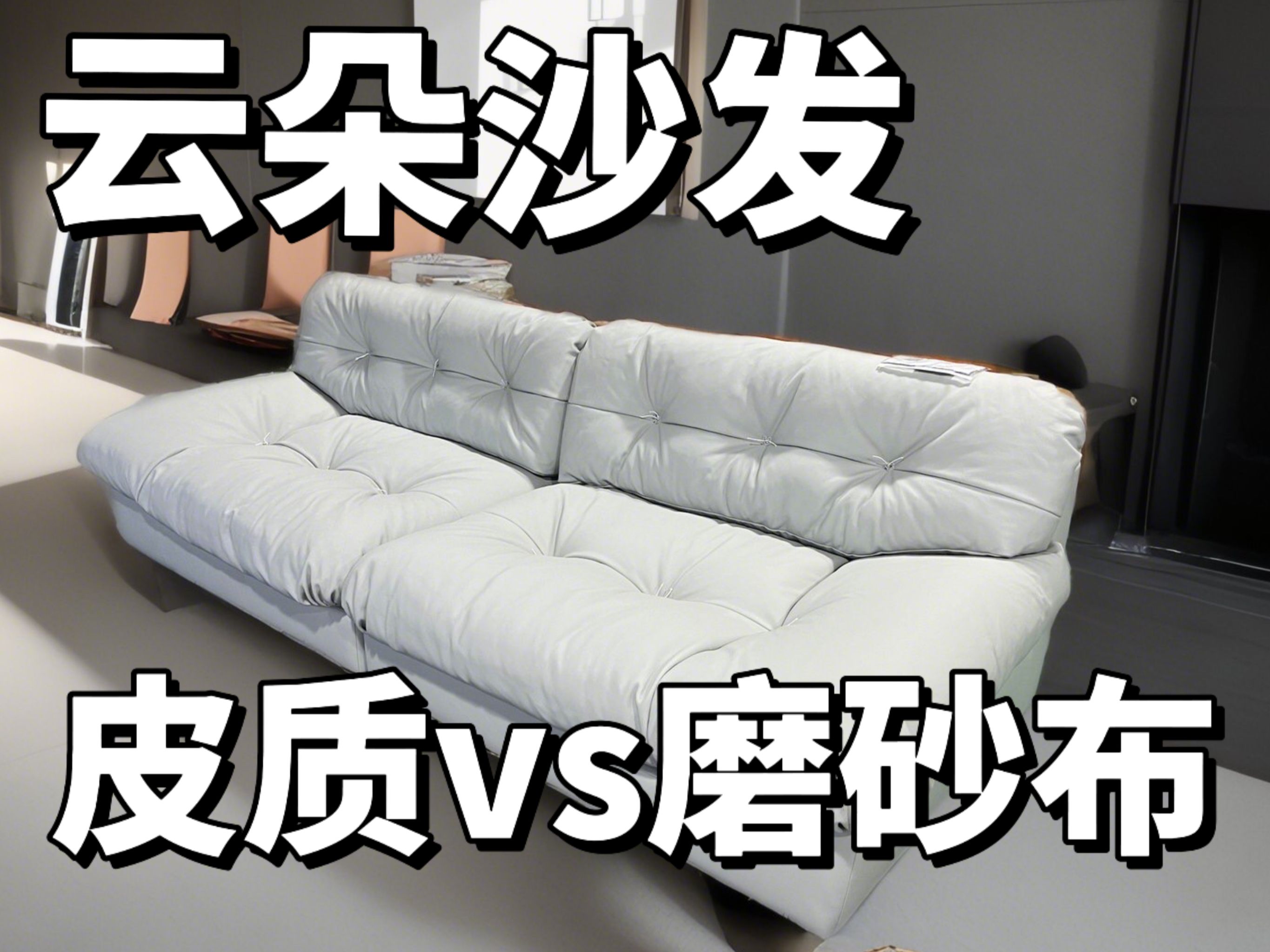 皮质云朵沙发和磨砂布沙发到底怎么选?