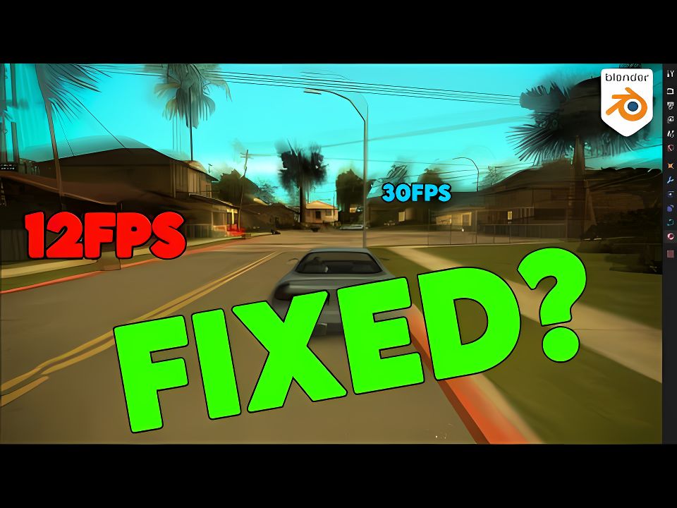 【中字】Blender 三维动画教程: 低帧率FPS 和 播放视口滞后已修复吗?...