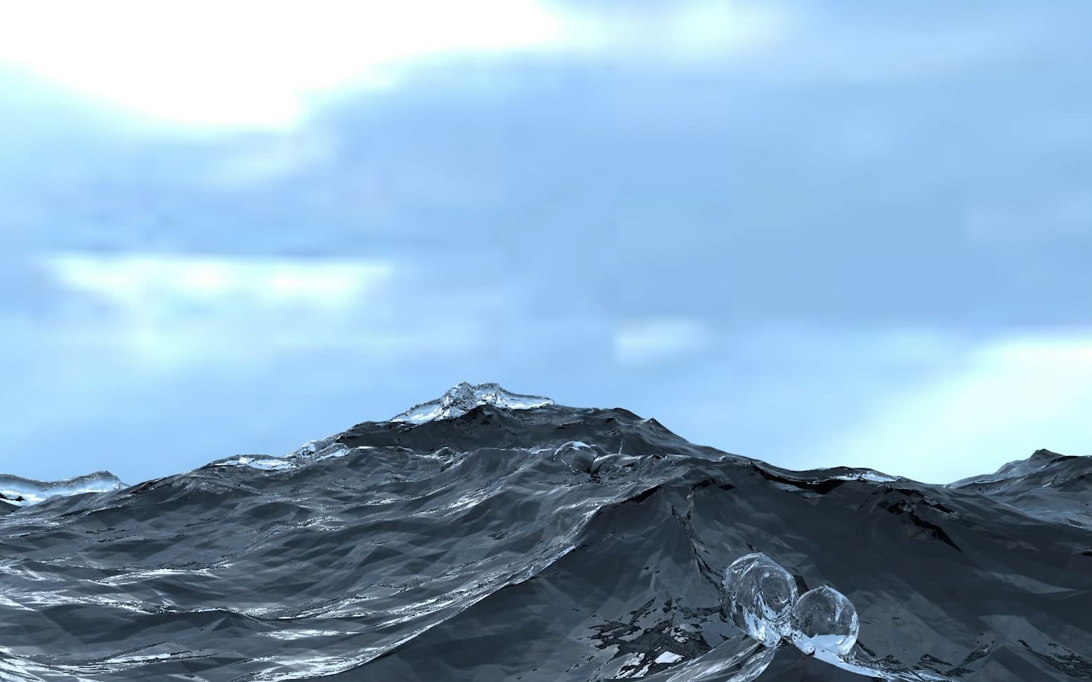 Cinema 4D C4D教程 用Hot4D插件制作逼真水面海面水波水流动画...