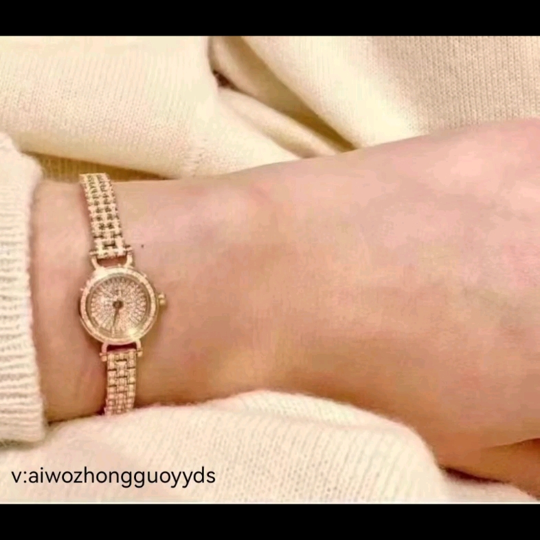 爱马仕福宝满钻手表