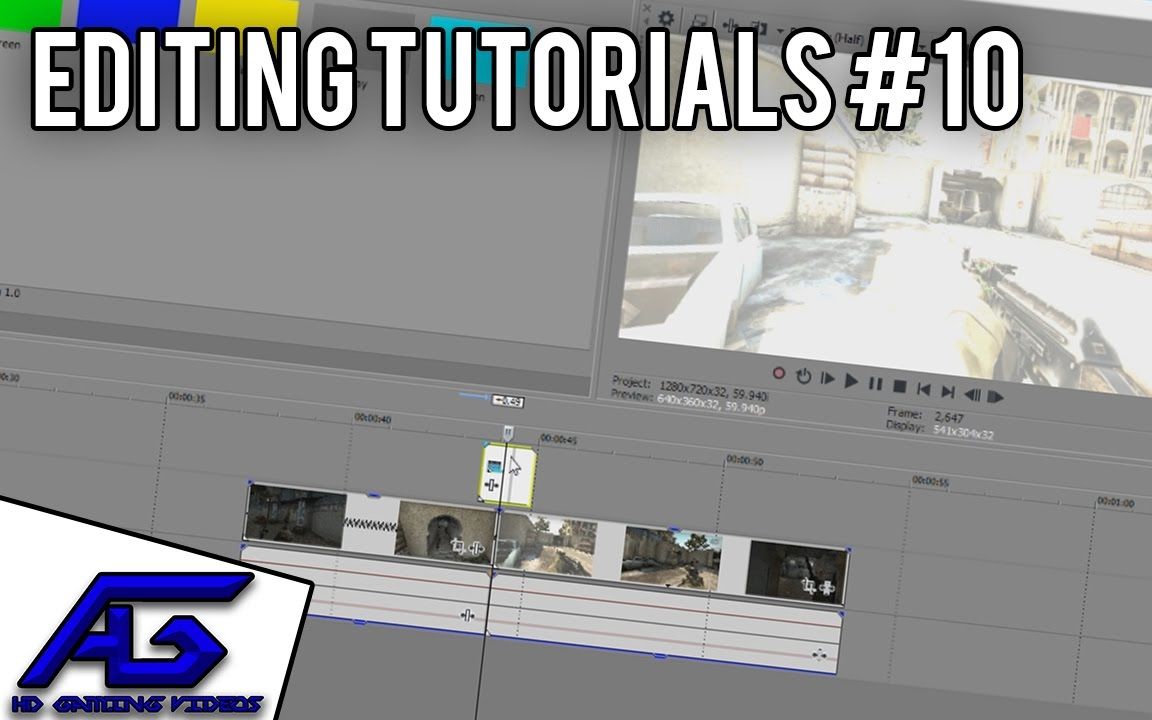 【Alan Gaming】CS:GO集锦制作教程:在Vegas中制作发亮特效和白场...