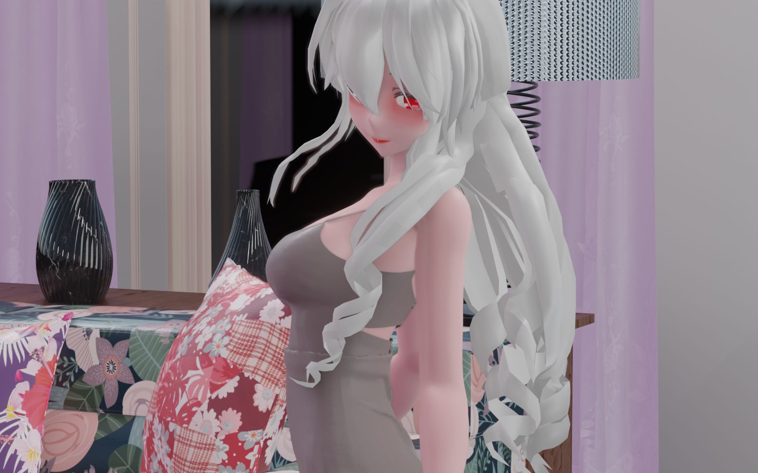 【MMD/布料】咦!HAKU竟然掏出了振动棒!