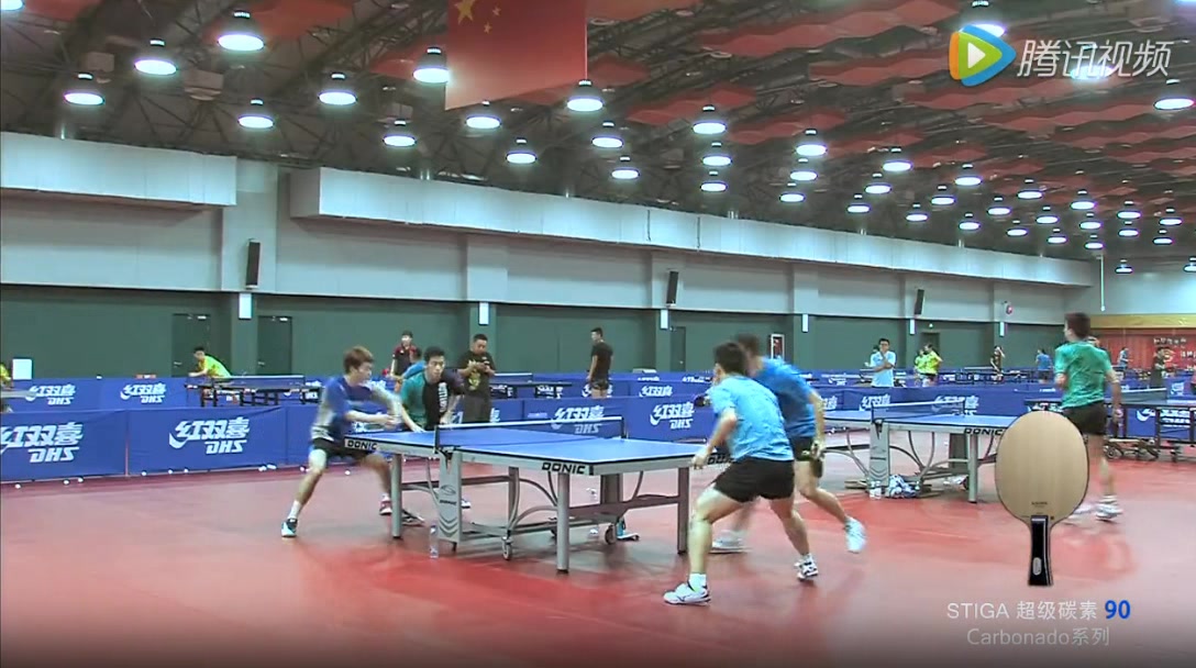 斯帝卡V乒乓 国乒出征里约前许昕樊振东最后一堂训练课