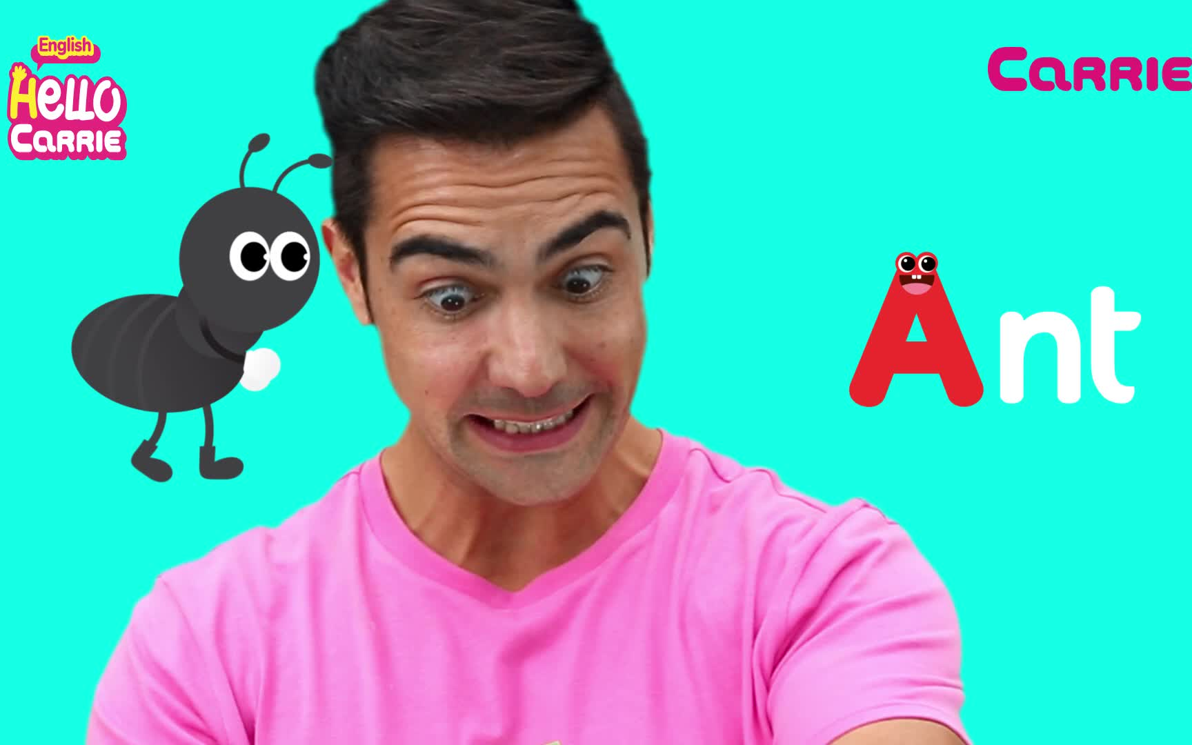 超级夸张的英语 26个字母自然拼读儿歌 Alphabet A-Z Sound Song