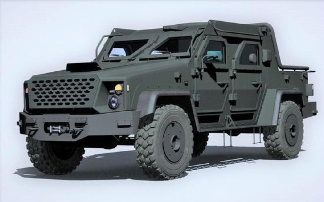 3Dmax装甲车建模