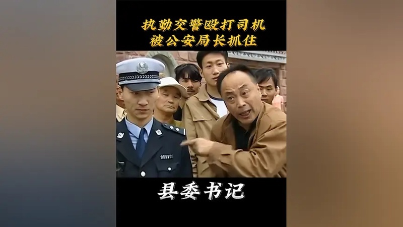 影视,执勤交警暴力执法,被公安局长抓到