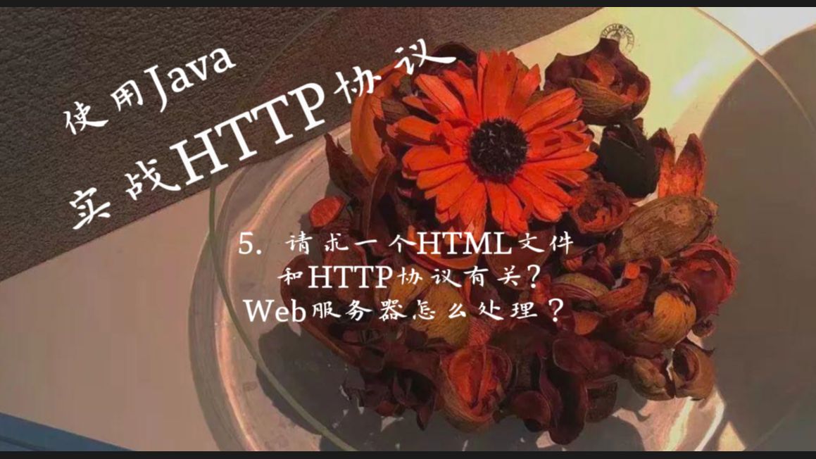 实战HTTP协议-请求一个HTML文件 和HTTP协议有关? Web服务器怎么...