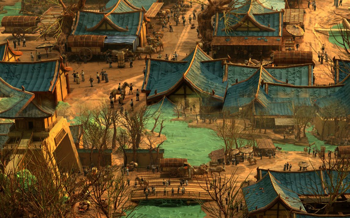 《3D清明上河图》三维场景模型