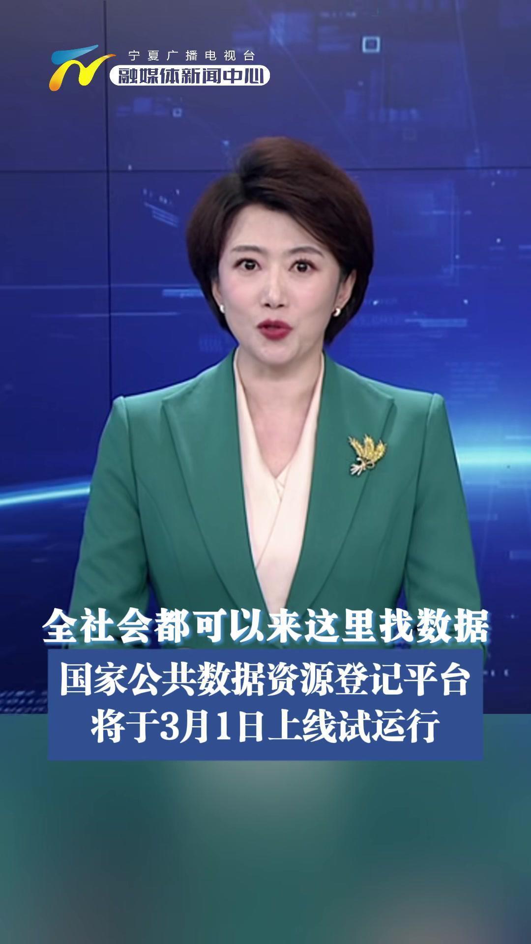 全社会都可以来这里找数据,国家公共数据资源登记平台将于3月1日...