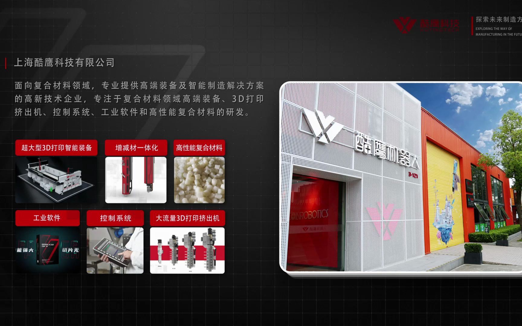【宣传片】酷鹰科技 -超大型增减材一体化解决方案专家