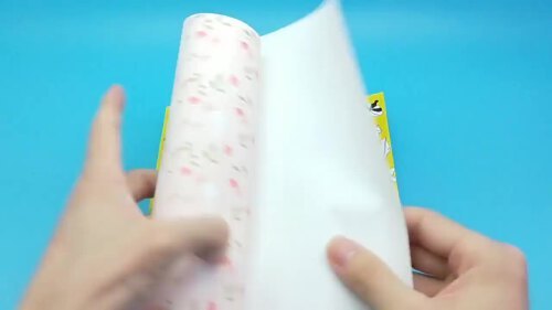 开学发新书了教你一个简单的包书皮方法漂亮又清新