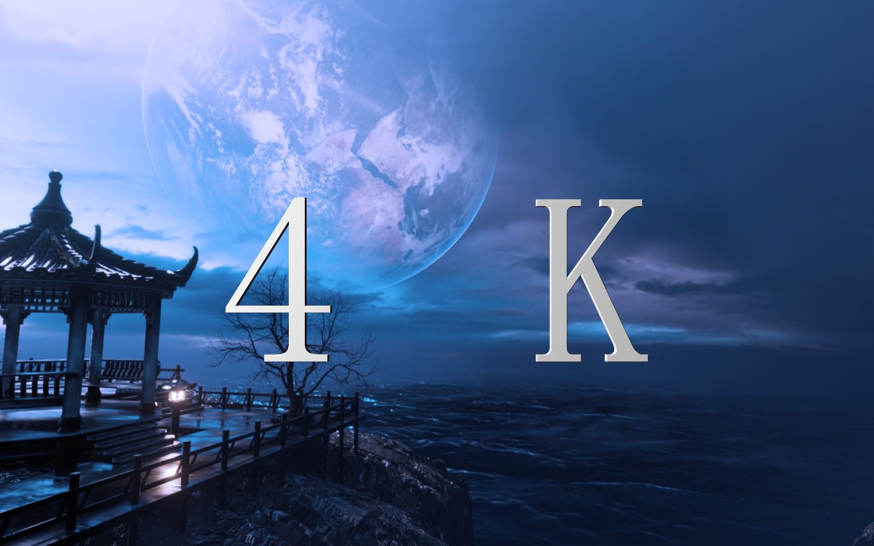 静海之涛-雾和雨的诗 4K[动态壁纸] (blender)海浪的声音、下雨的声音...