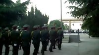 西北农林科技大学降半旗升旗仪式之出旗
