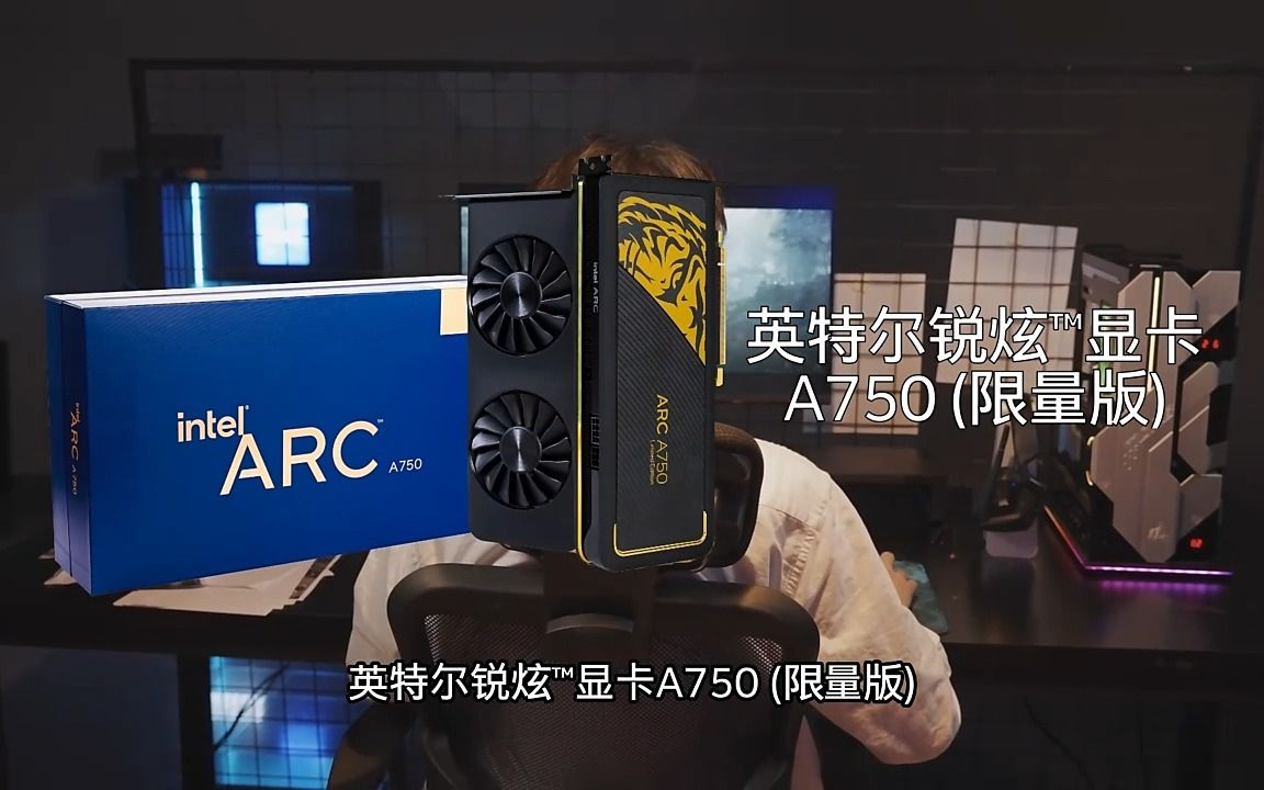 英特尔(Intel)锐炫 Arc A770/A750 独立显卡8G 中国大陆限量版 台式机...