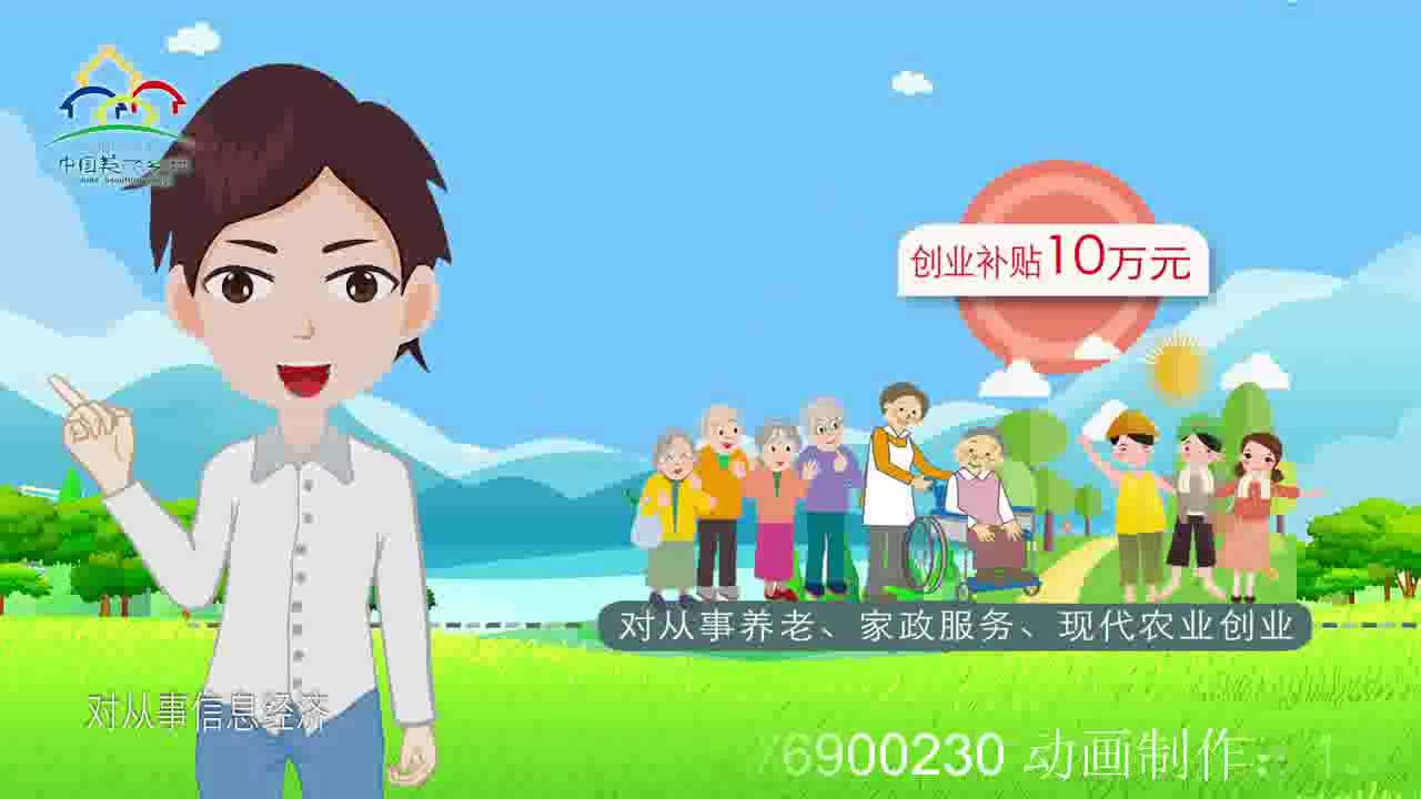 大学生创业就业 政策解读 MG动画宣传视频制作